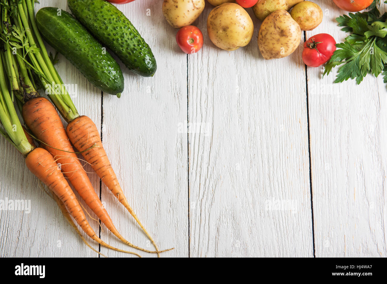freshly grown raw vegetables Stock Photo - Alamy