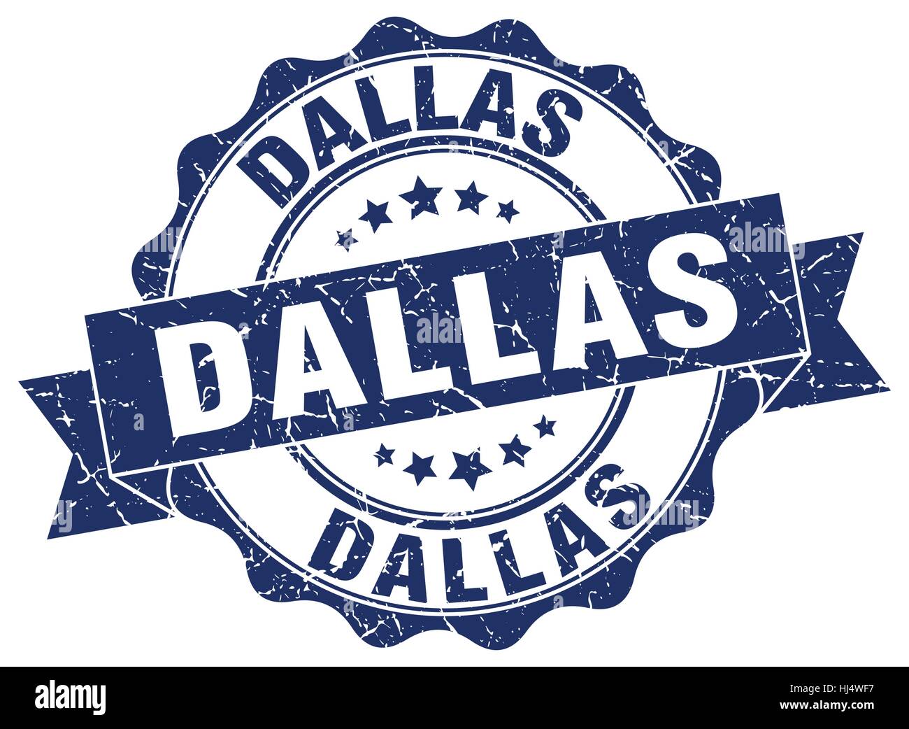 Dallas round ribbon seal Stock Vector Image & Art - Alamy