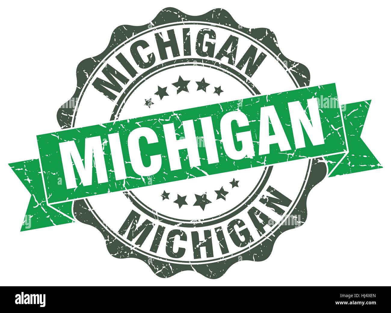 Michigan seal Stock Vector Images - Alamy