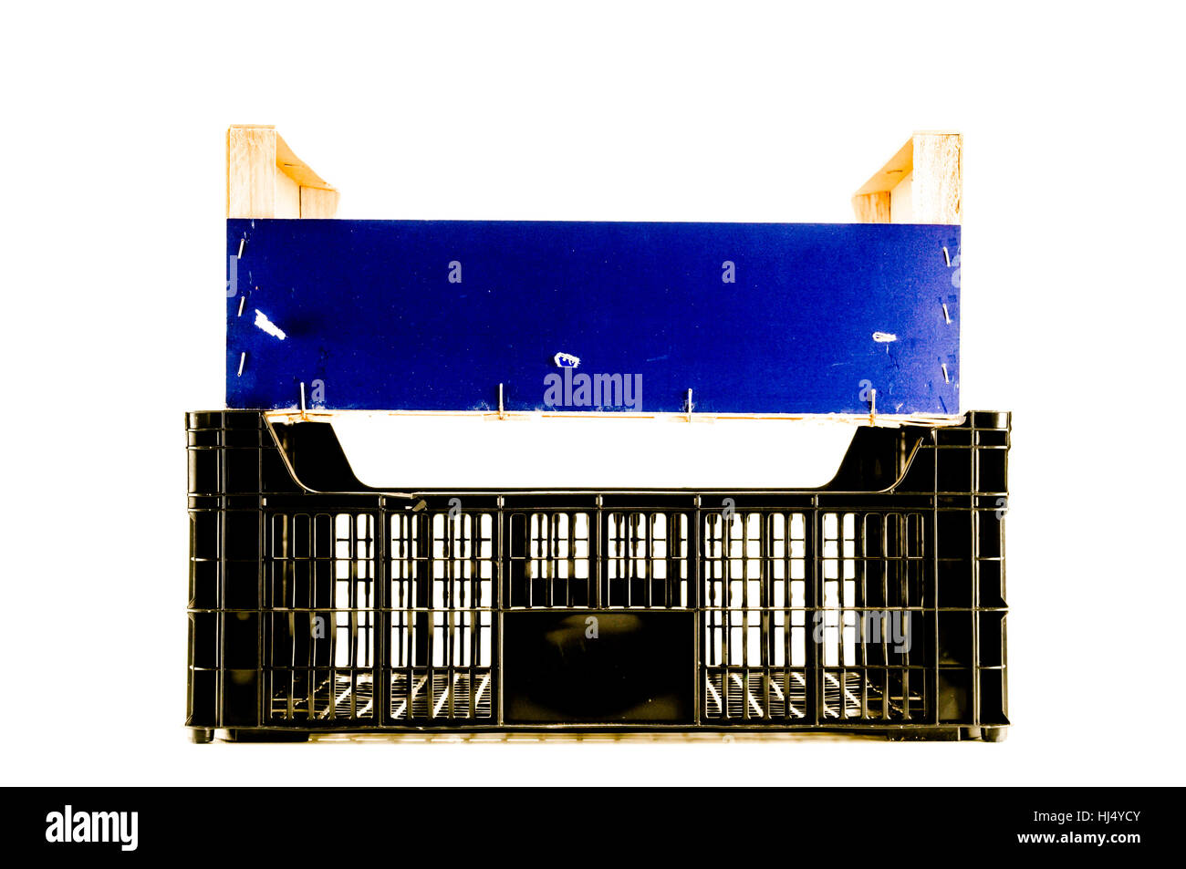 Photo picture of an Empty Fruit Crate Box Stock Photo - Alamy