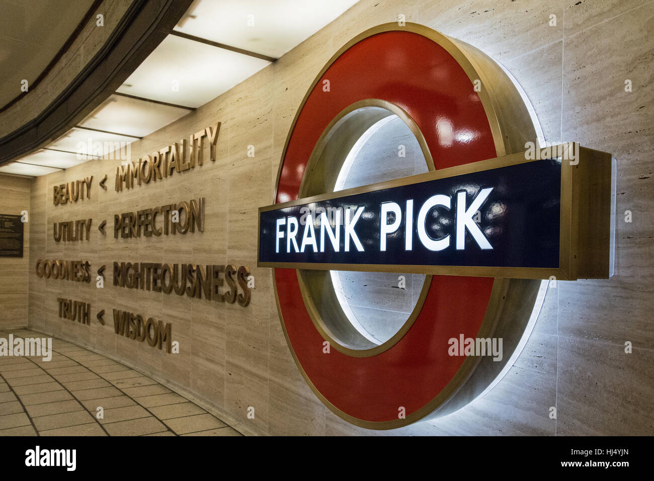 Frank pick london underground hi-res stock photography and images - Alamy