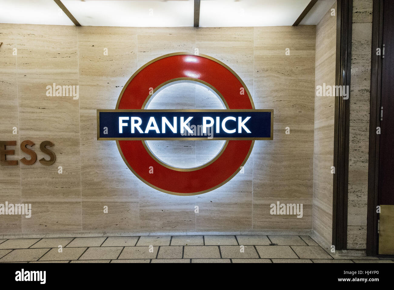 Tfl font hi-res stock photography and images - Alamy