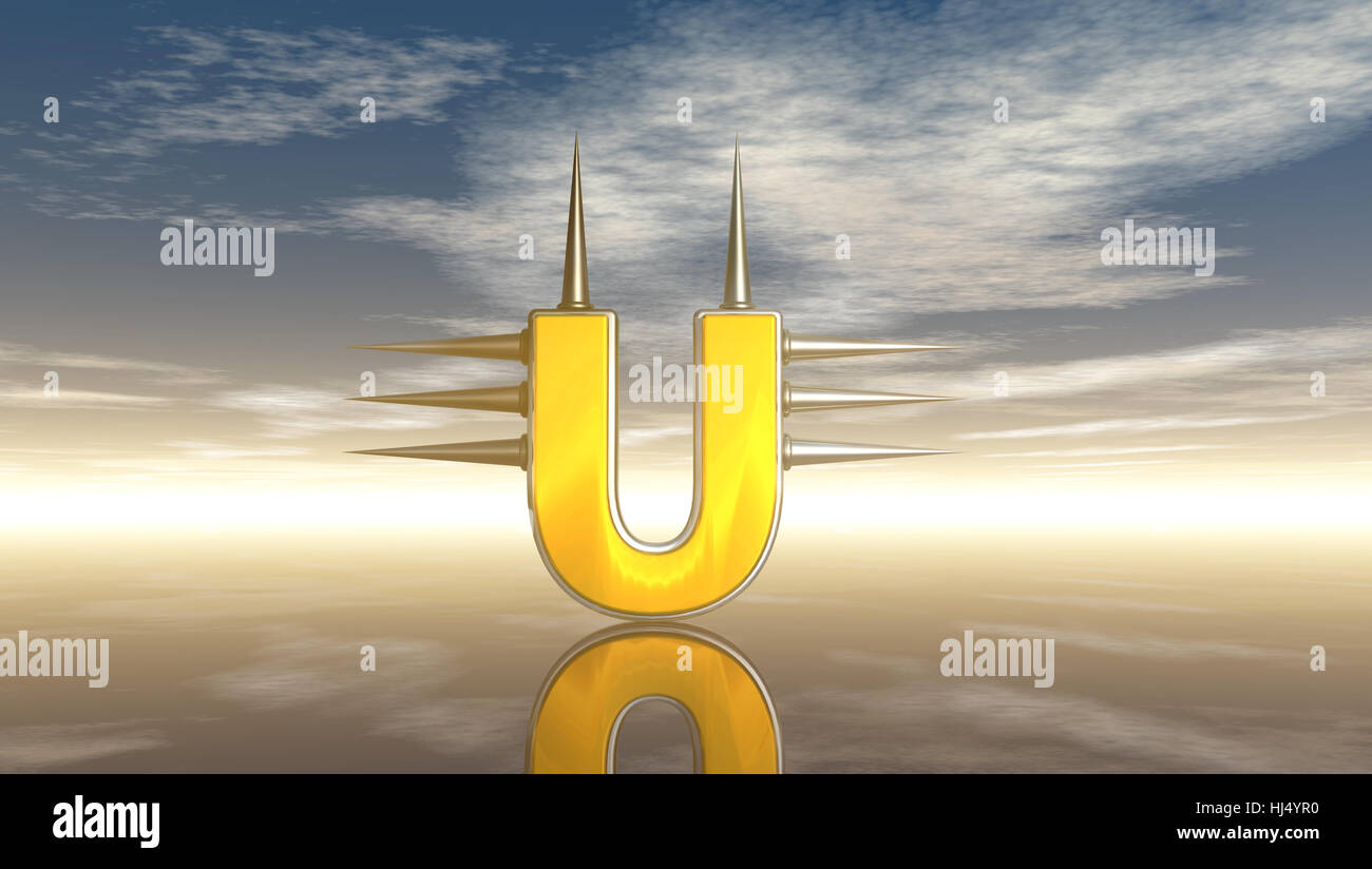 thorn letter u Stock Photo - Alamy