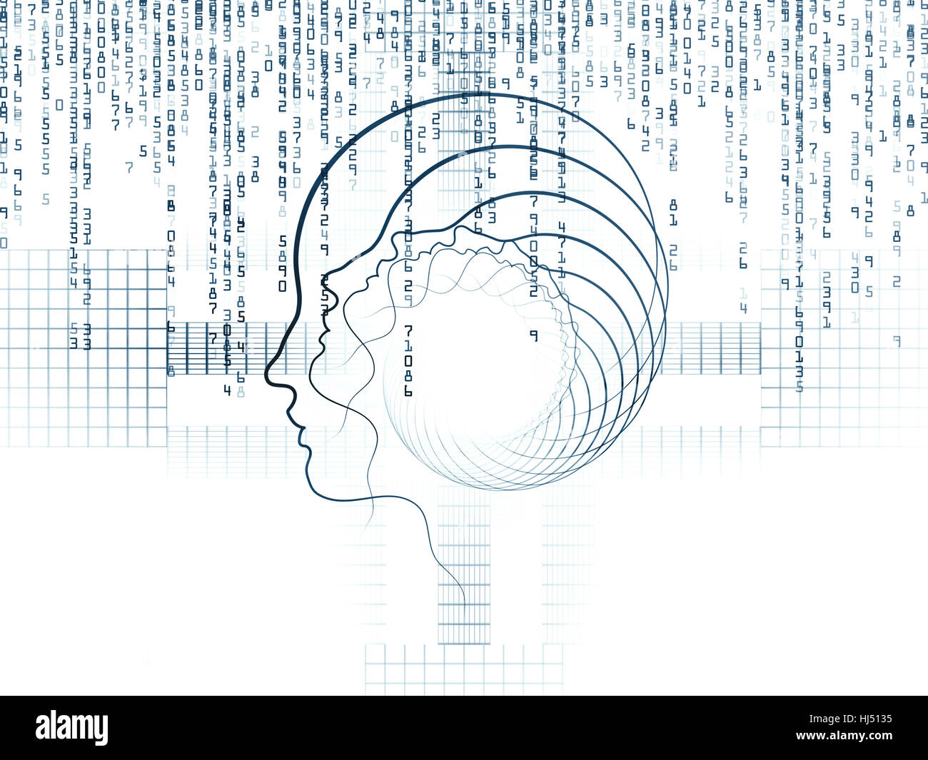 profile, calculation, arrangement, composition, space, face, human ...