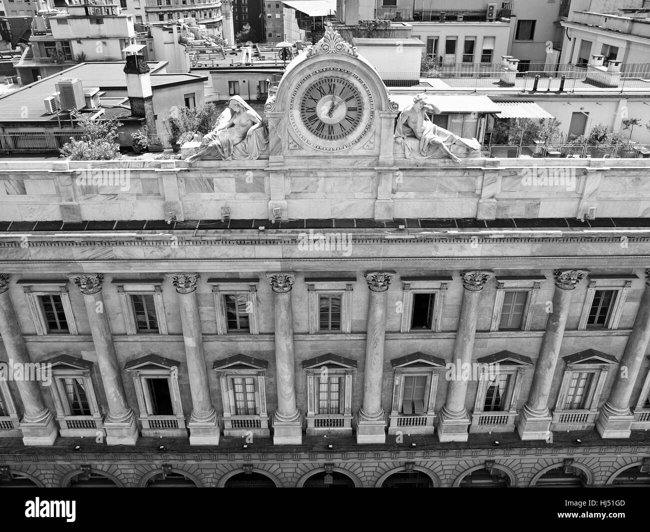 blank, european, caucasian, europe, clock, classical, style of ...