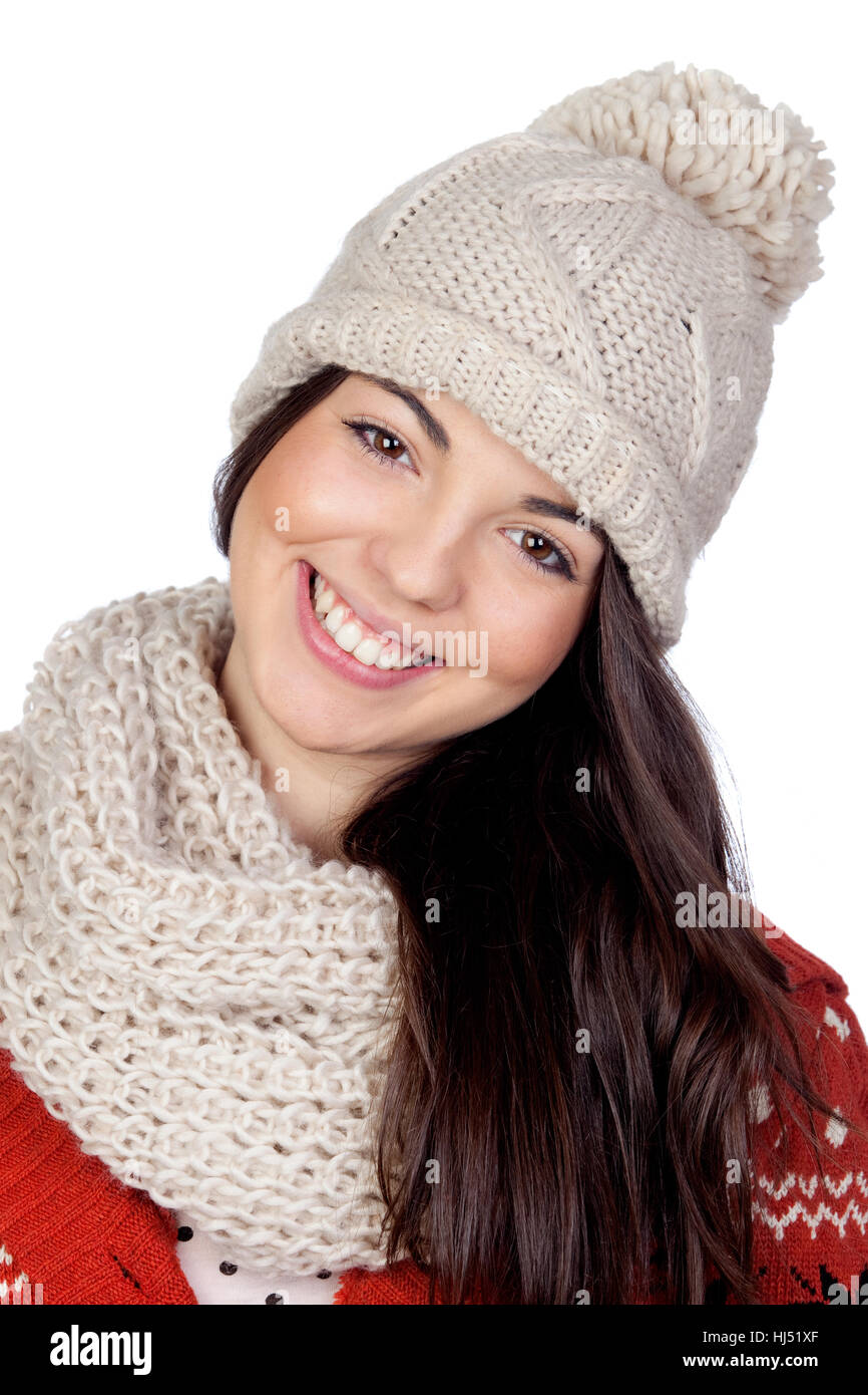 winter, hat, wool, clothes, kiss, blow, girl, girls, clothing, woman ...