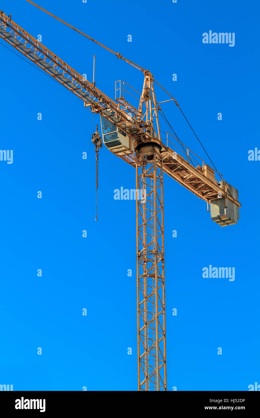 blue, tower, elevator, lift, industry, industrial, engineering ...