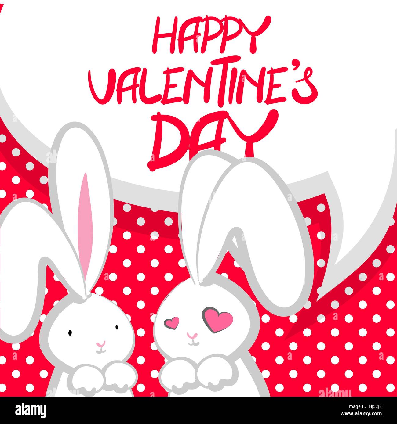 Two bunny Stock Vector Images - Alamy