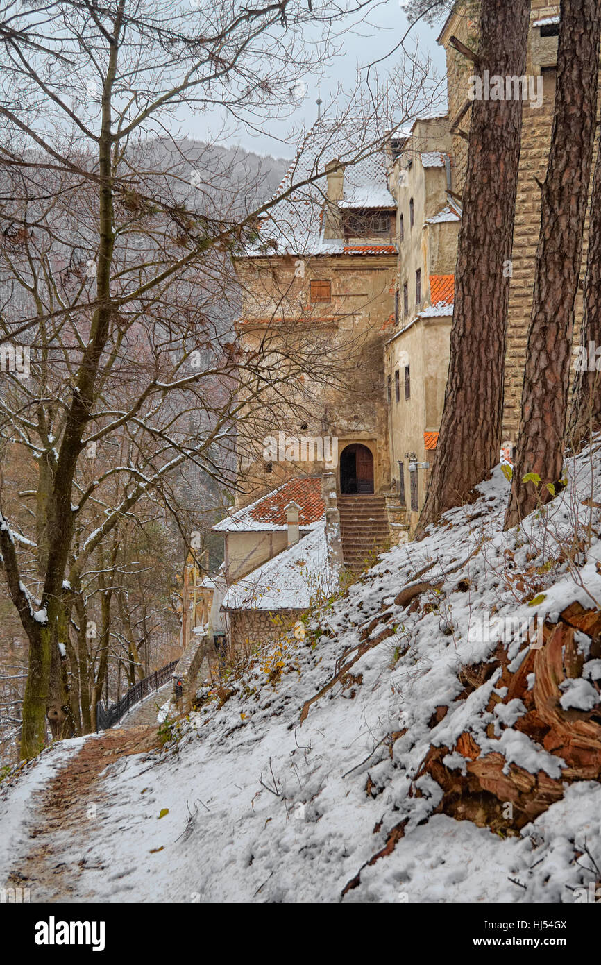 historical, famous, winter, entrance, europe, facade, vertical, style ...
