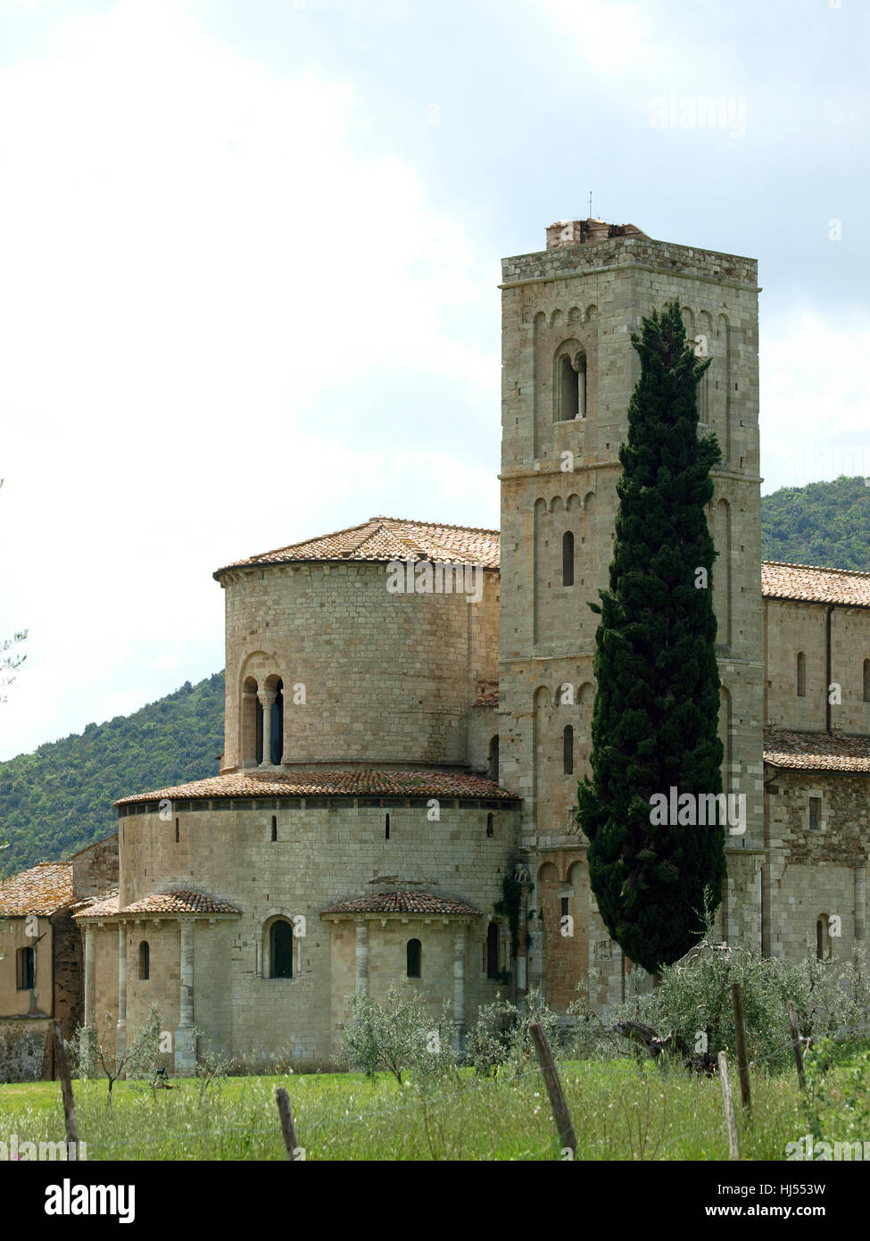 tuscany, abbey, medieval, romanesque, ancient, italy, travel, religion ...