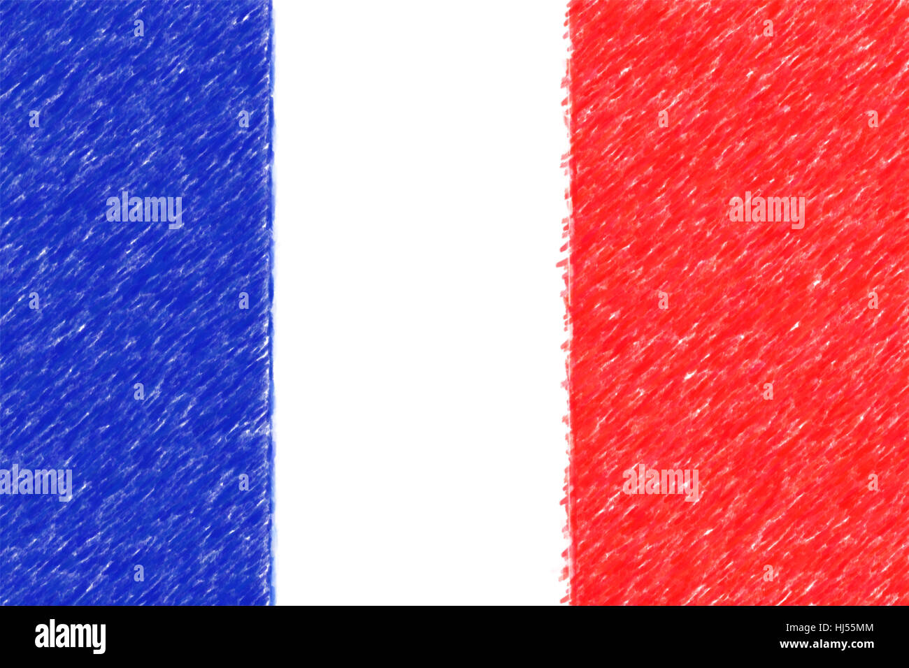 Flag of France background o texture, color pencil effect Stock Photo ...