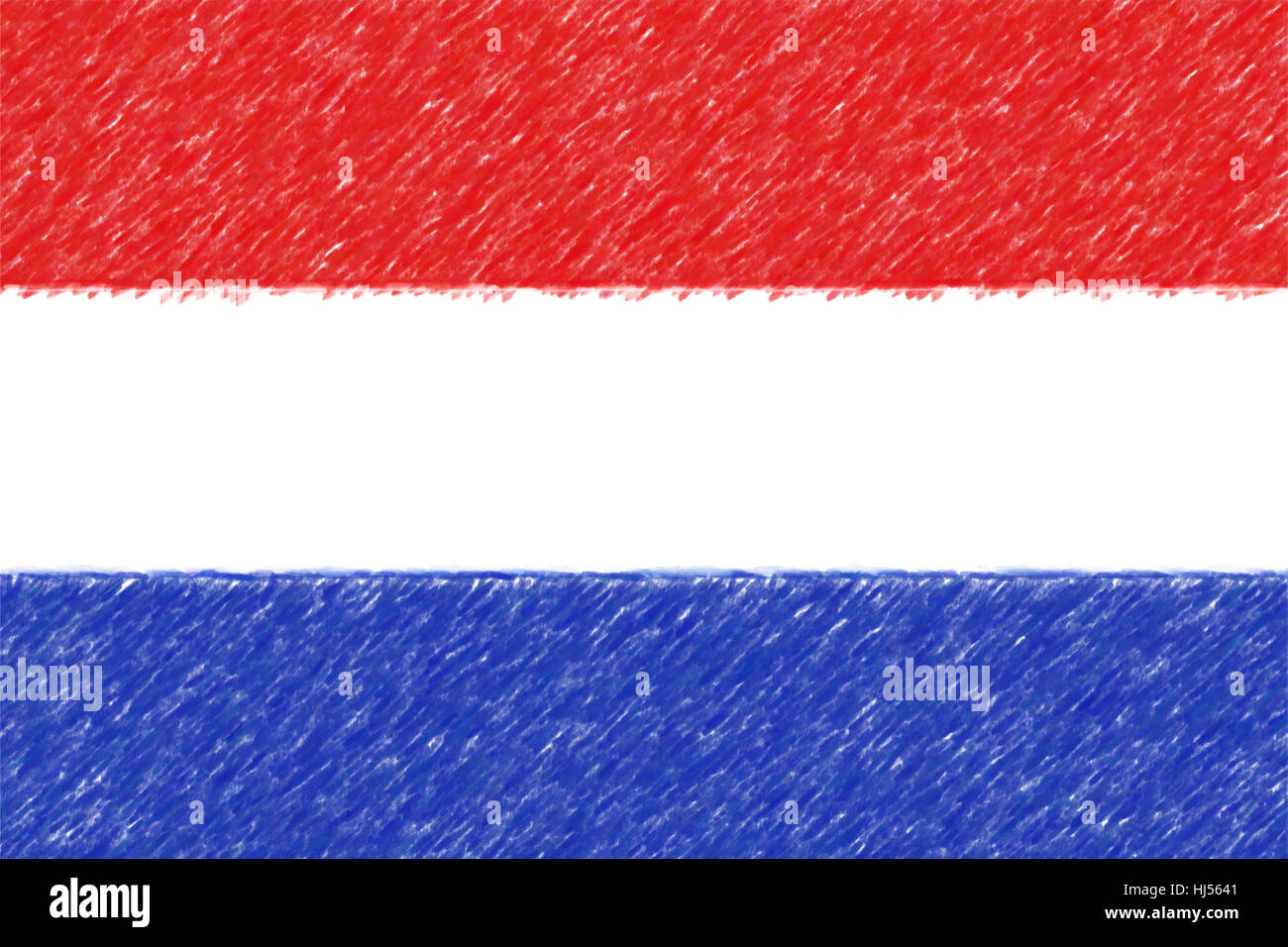 Flag of Netherlands background o texture, color pencil effect Stock ...