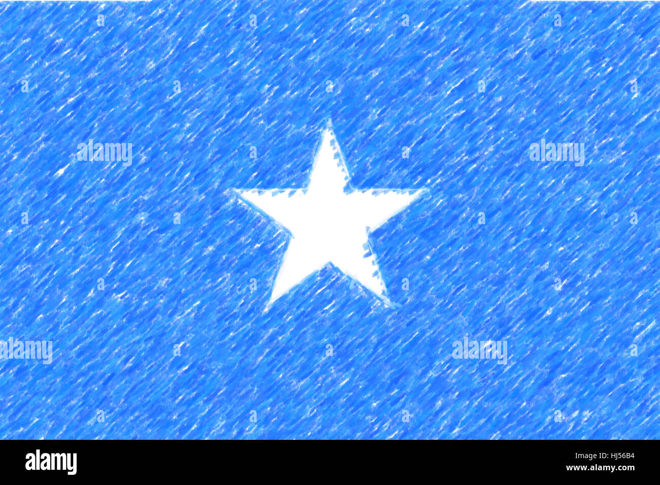 Flag of Somalia background o texture, color pencil effect Stock Photo ...