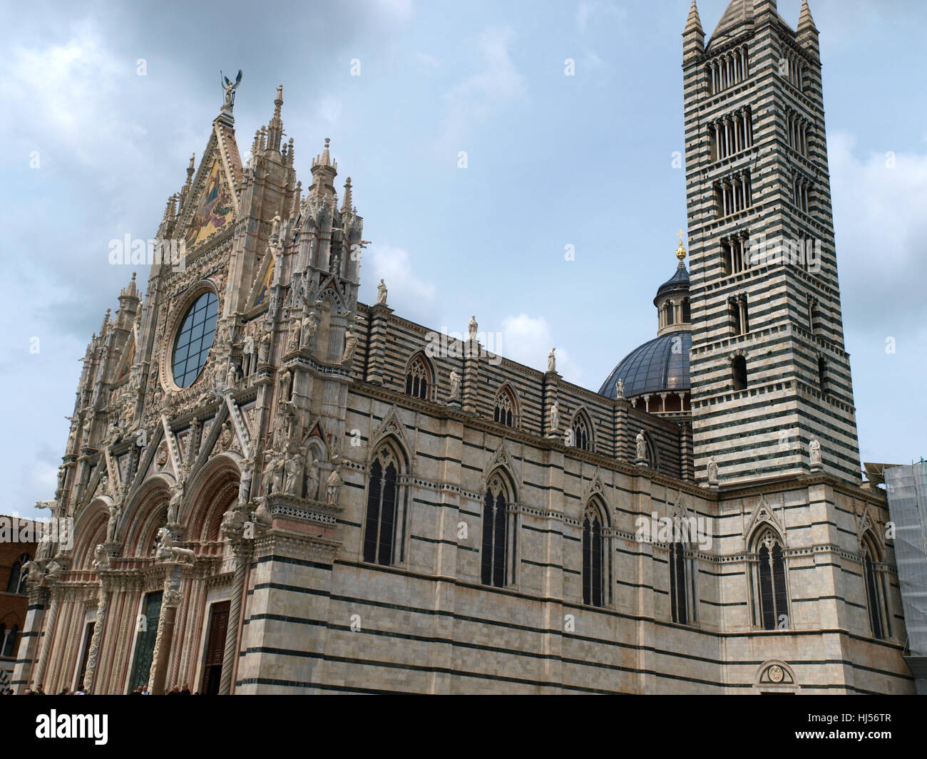 cathedral, tuscany, italy, detail, church, window, porthole, dormer ...