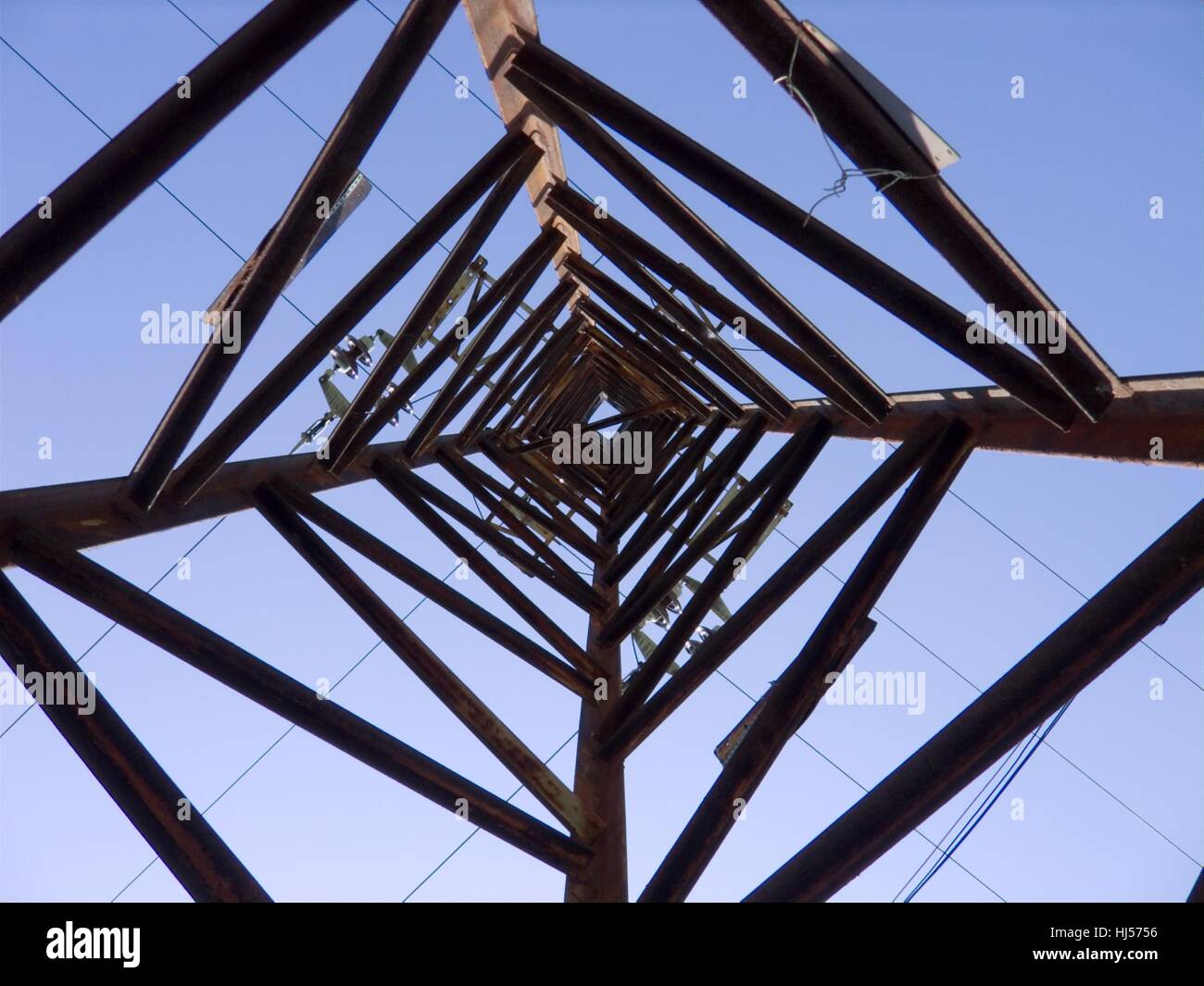 pole, column, infrastructure, post, bar, structure, pillar, blue ...