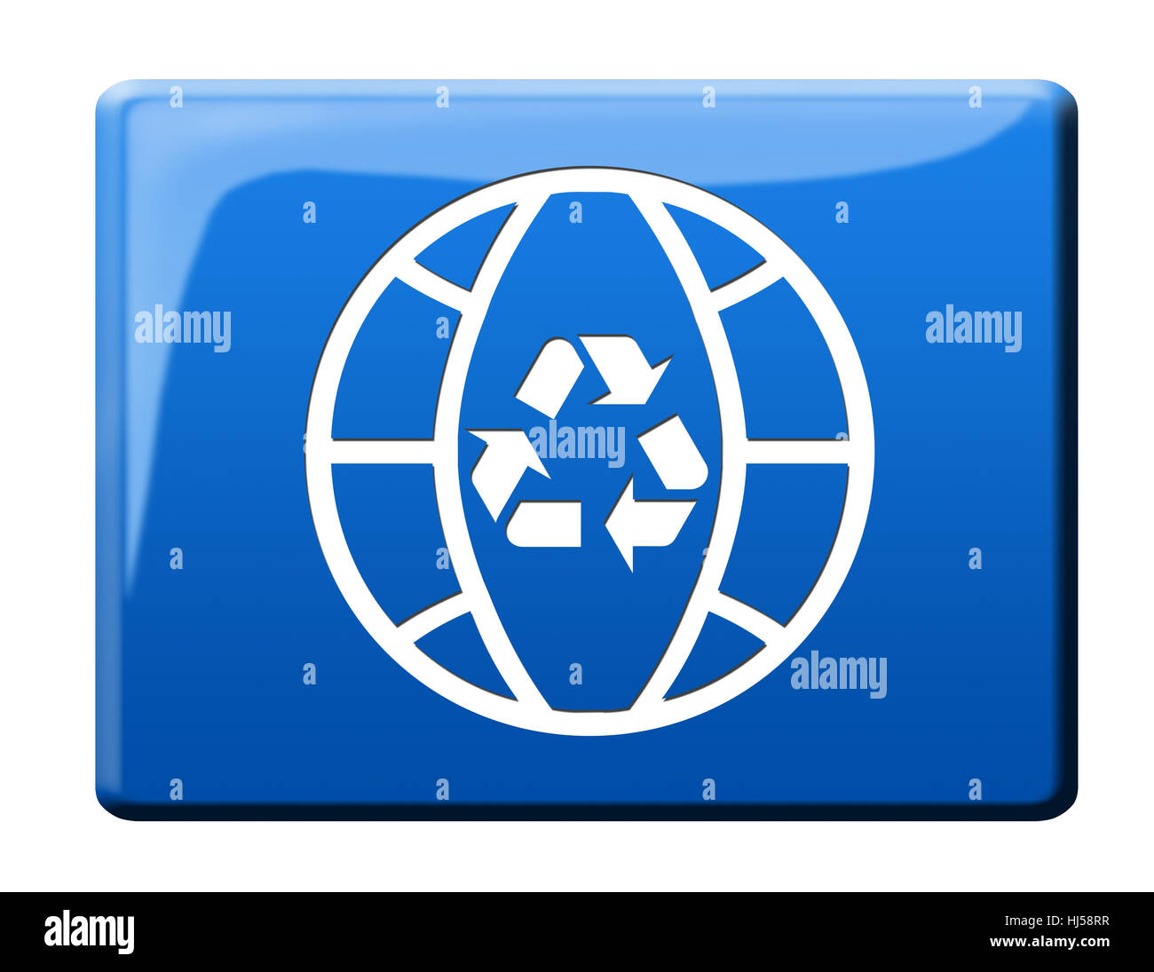 global environmental protection button Stock Photo - Alamy