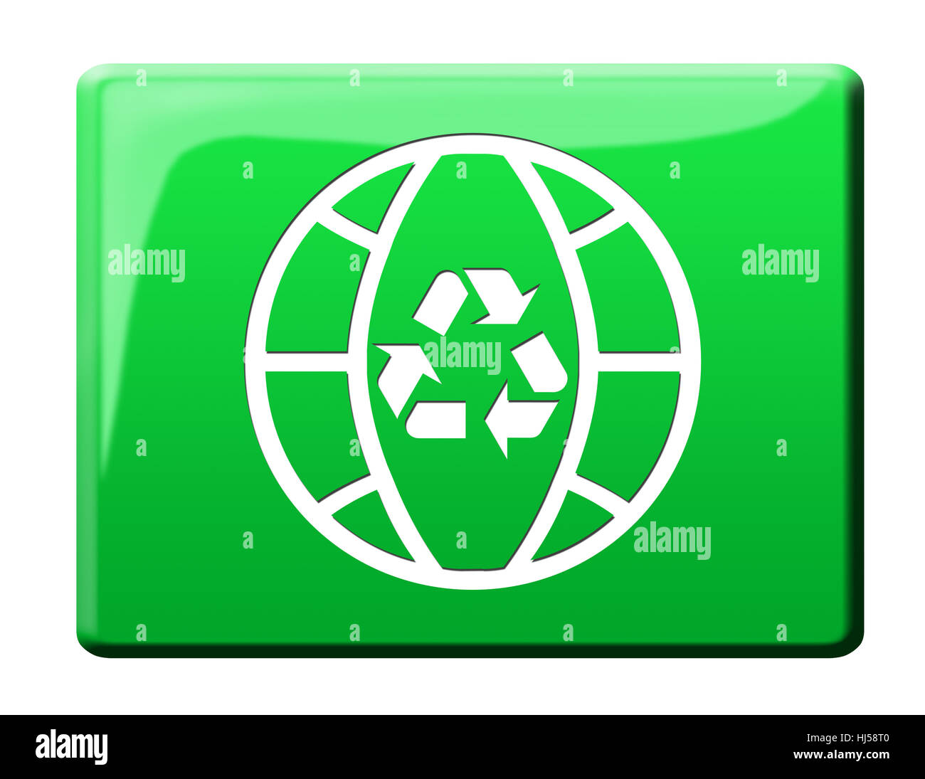 global environmental protection button Stock Photo - Alamy