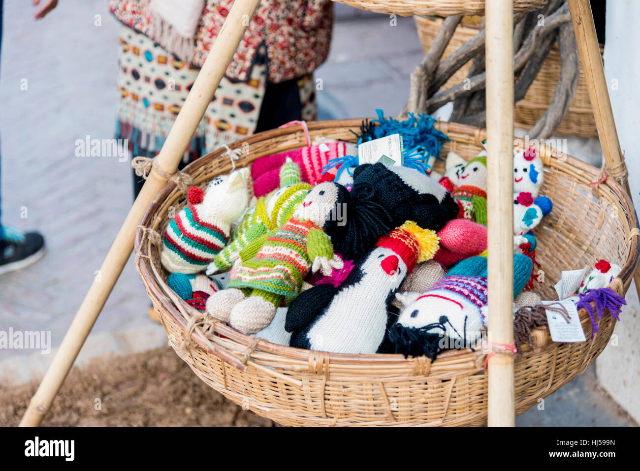 Hand Made soft Toys For Sale At A Shop In New Delhi India Stock Photo hand-made-soft-toys-for-sale-at-a-shop-in-new-delhi-india-stock-photo
