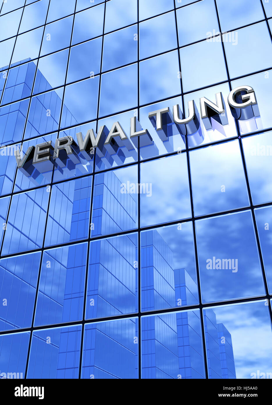 facades concept blue - management Stock Photo - Alamy