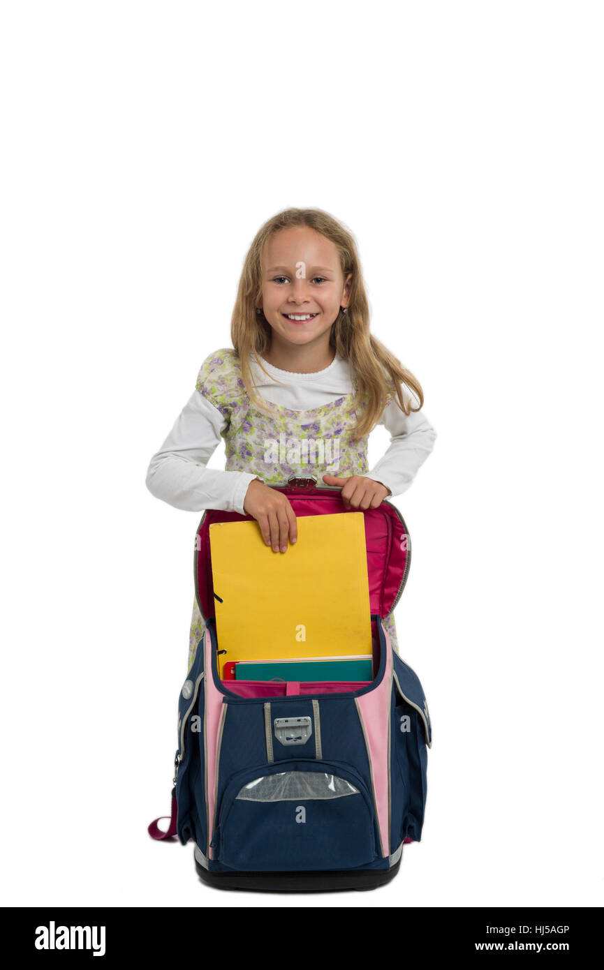 student with a school bag Stock Photo - Alamy
