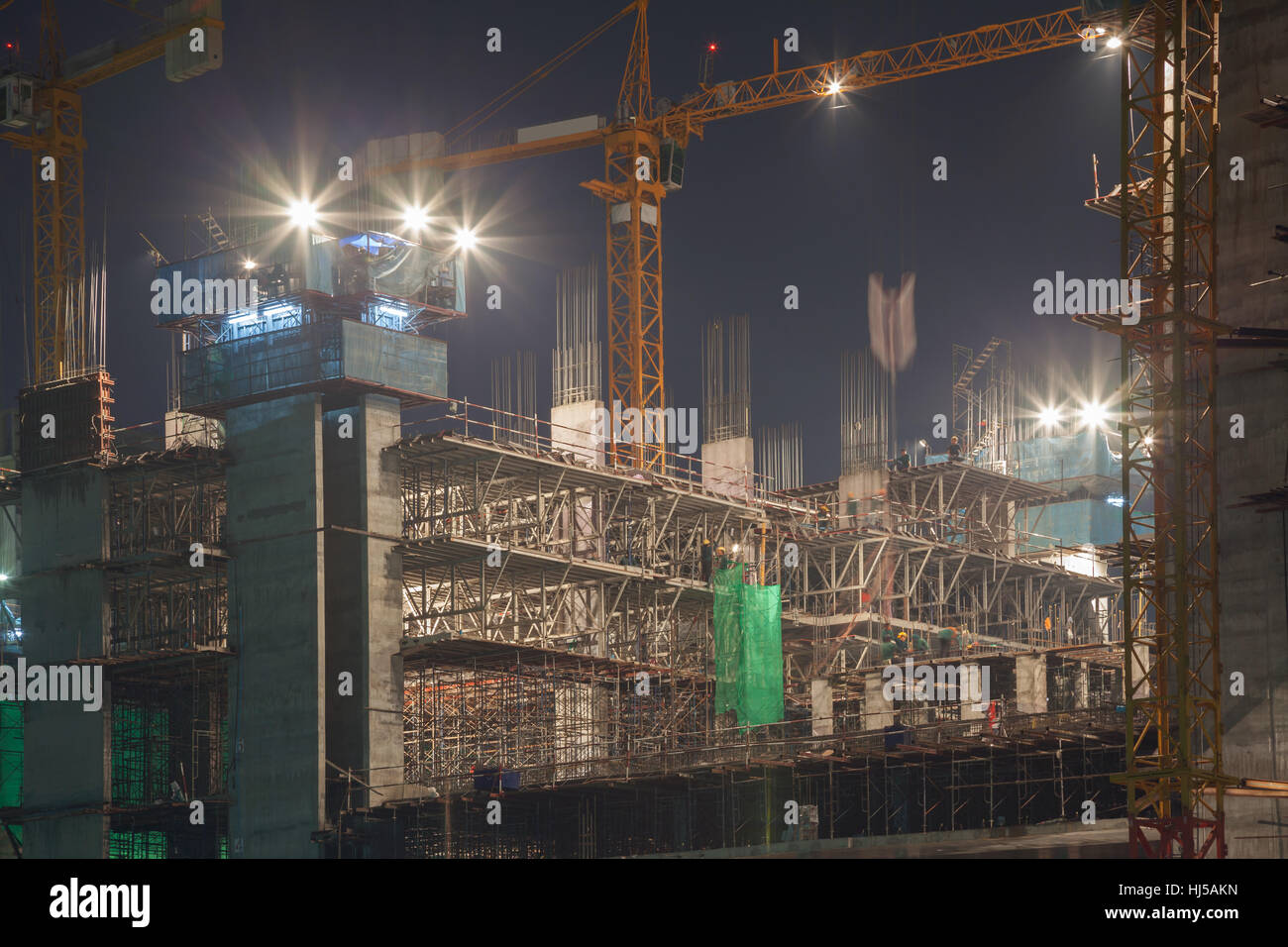 industry, night, nighttime, workplace, twilight, dusk, scene, location ...