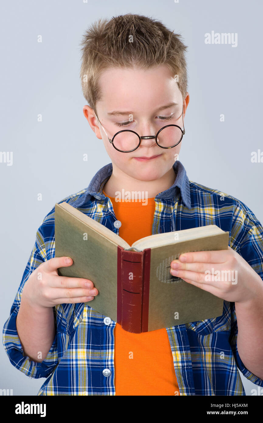 boy is reading Stock Photo - Alamy