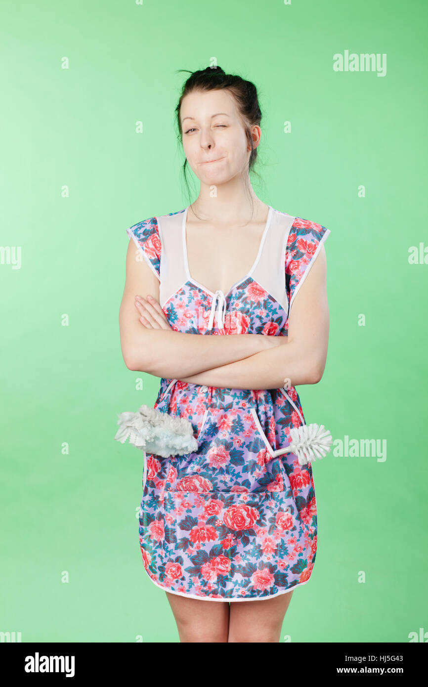 smock, woman, make, laugh, laughs, laughing, twit, giggle, smile ...