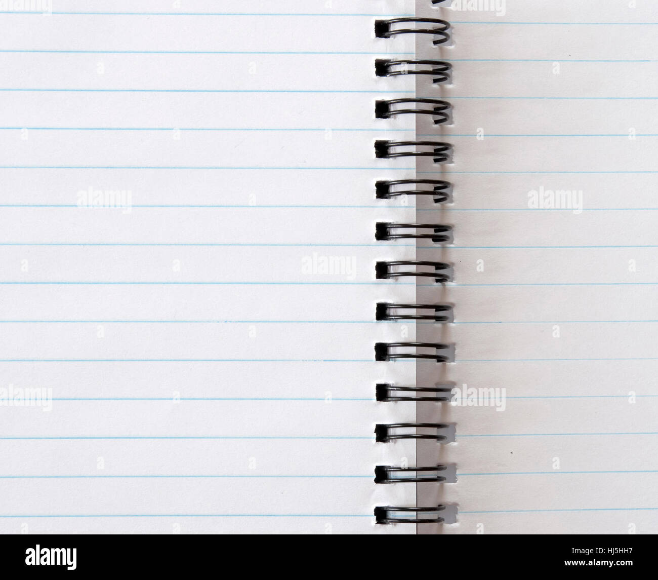 blank spiral notepad isolated on white Stock Photo - Alamy