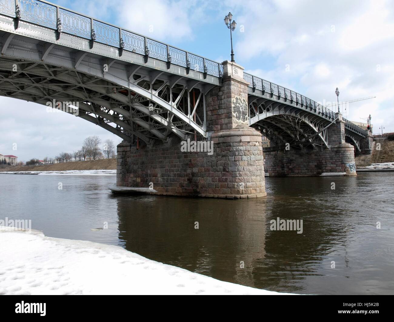 River Neris in Lithuanian capital Vilnius city Stock Photo - Alamy
