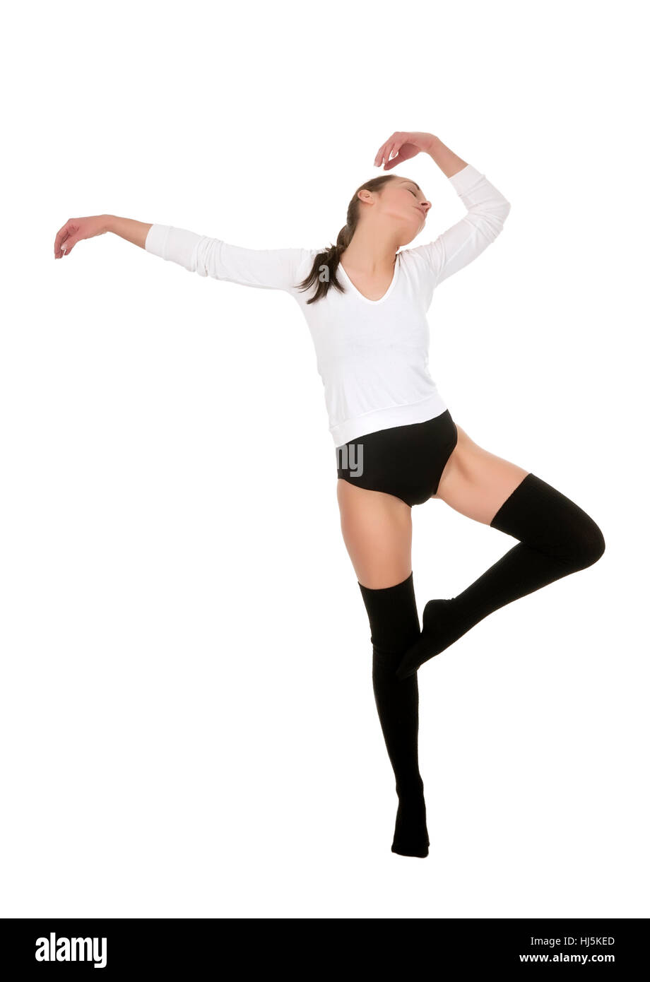 woman dancing ballet Stock Photo - Alamy