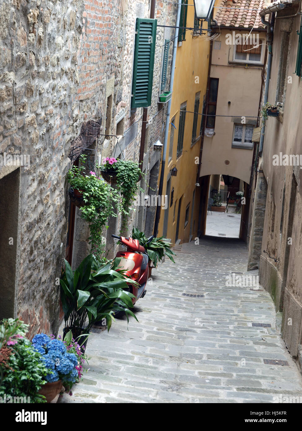 city, town, tuscany, italian, italy, stairs, city, town, tuscany, steep ...