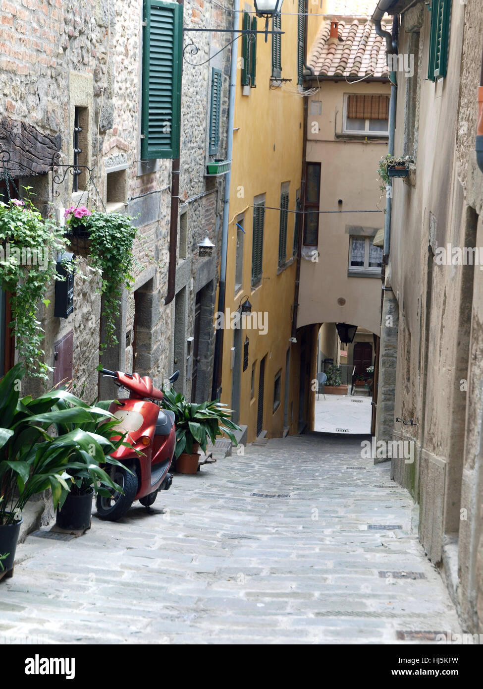 tuscany, italian, italy, stairs, city, town, tuscany, steep, style of ...