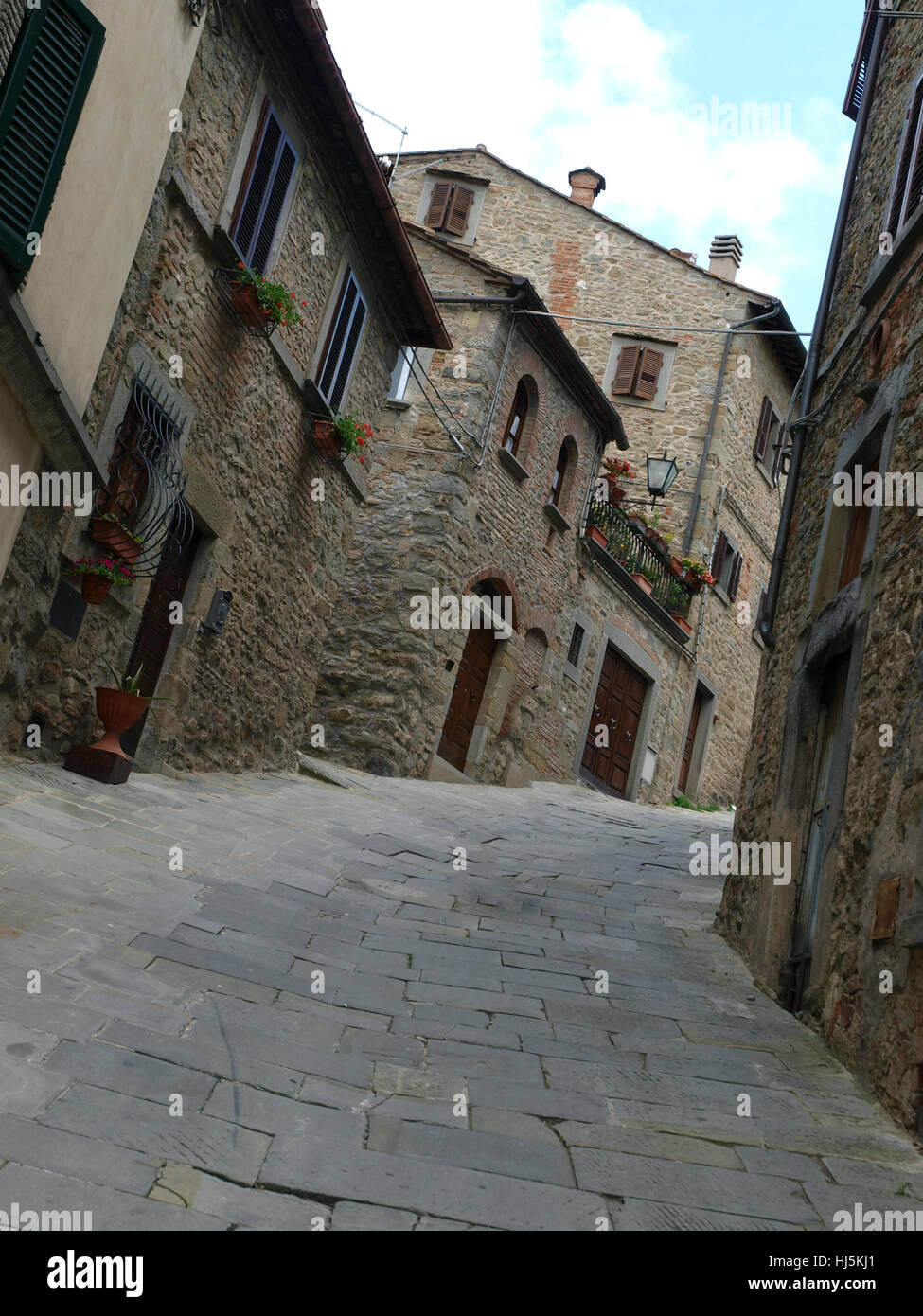 tuscany, italian, italy, stairs, city, town, tuscany, steep, style of ...