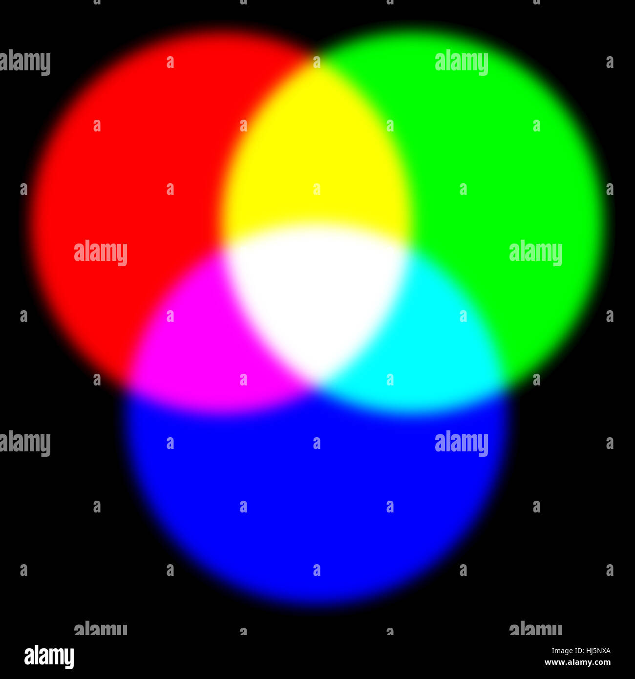 Rgb color circles additive colors hi-res stock photography and images ...