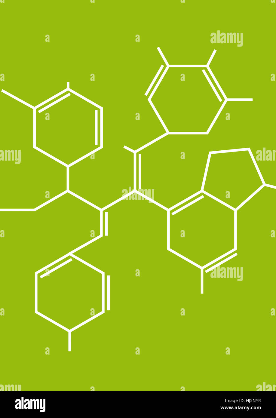 Illustration of Abstract Chemical formula Stock Photo - Alamy