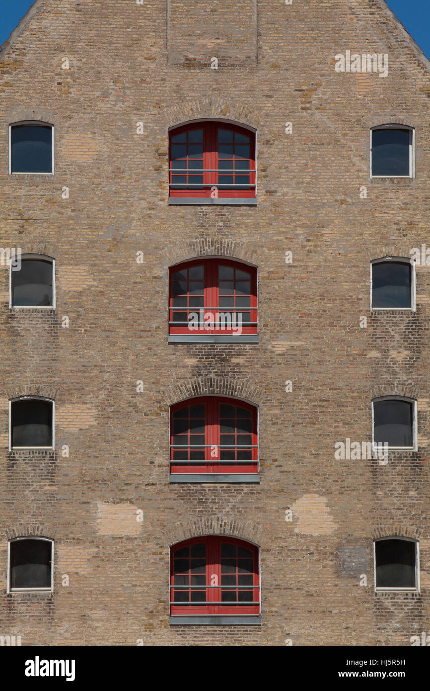 house front of a modernized warehouse Stock Photo - Alamy