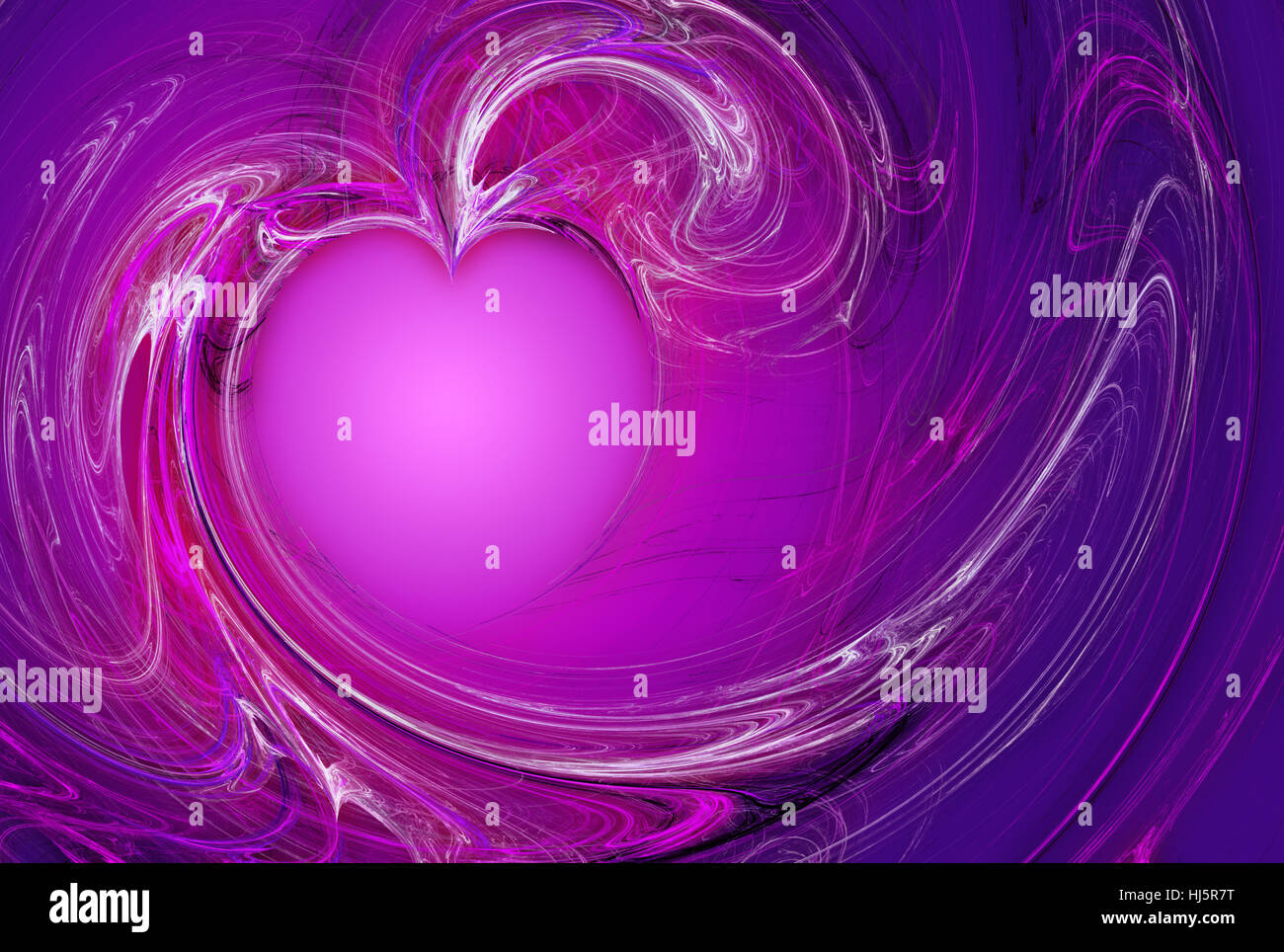 Purple Love Flow Stock Photo - Alamy