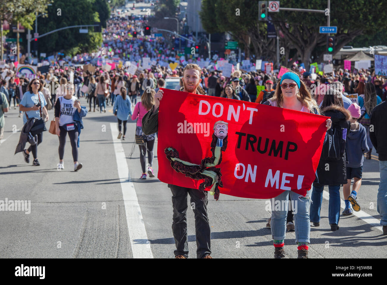Women's march 2017 january young hi-res stock photography and images ...