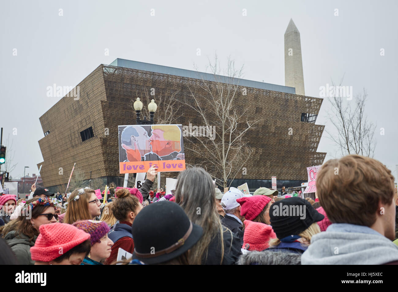 Washington DC, USA. 21th April 2017. Womens March. Miki Joven/Alamy ...