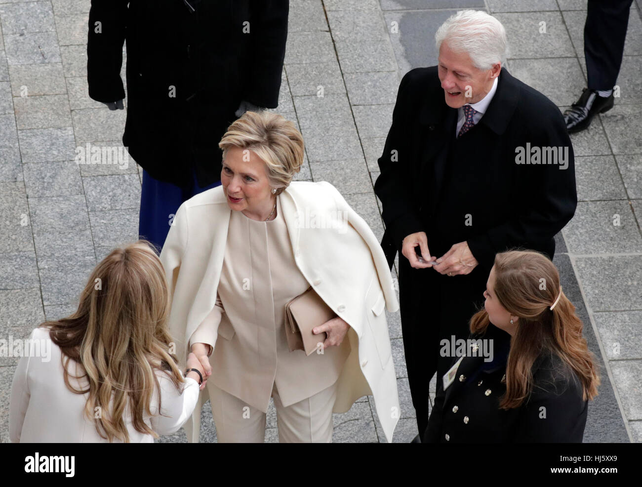 Former President of the United States Bill Clinton and former Secretary ...