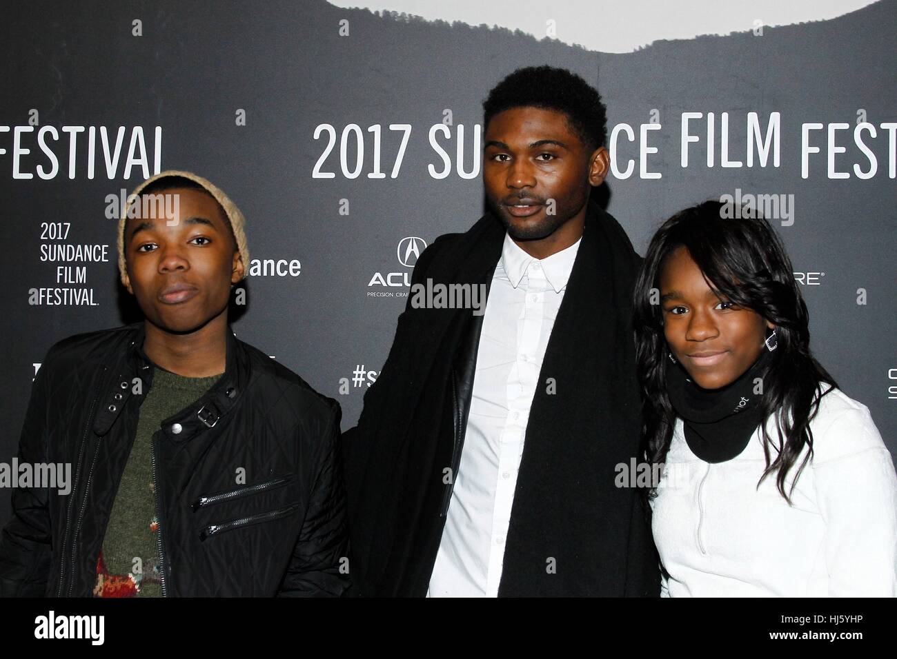 Park City, Utah, USA. 21st Jan, 2017. Joshua J. Williams, Frankie Smith ...