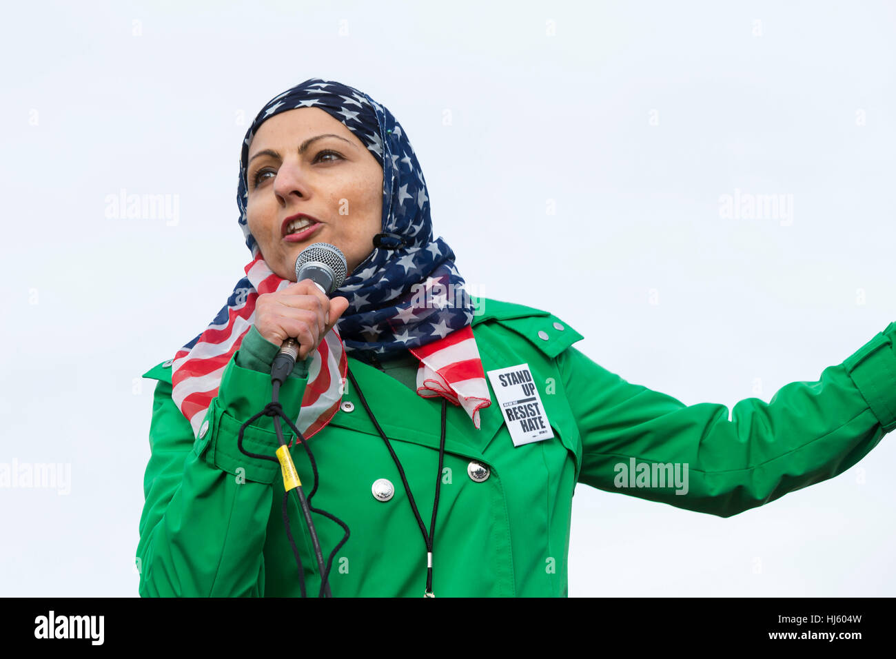 Seattle, United States. 21st Jan, 2017. Seattle, Washington: Aneelah ...