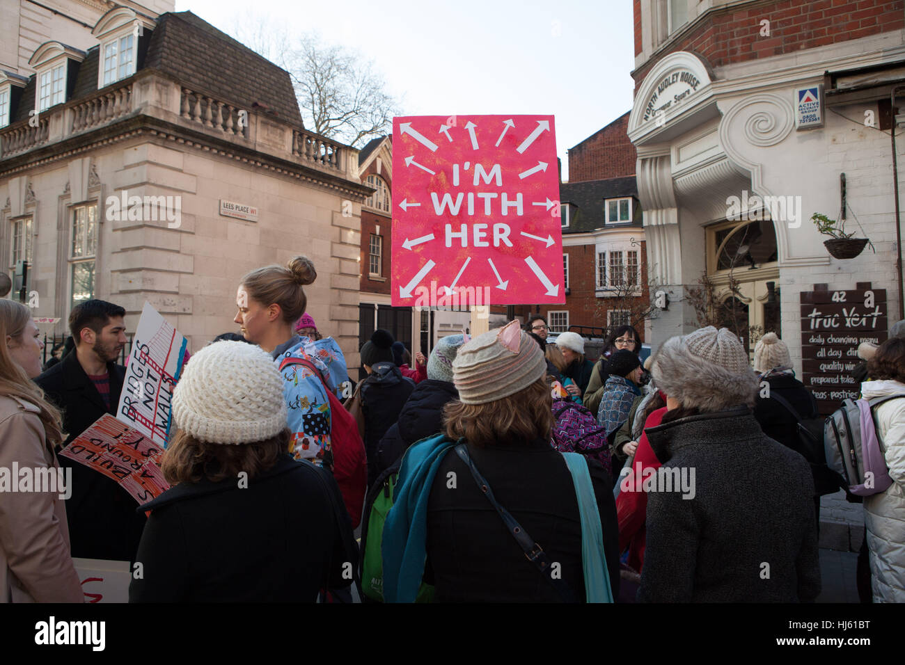 Marching placard hi-res stock photography and images - Alamy