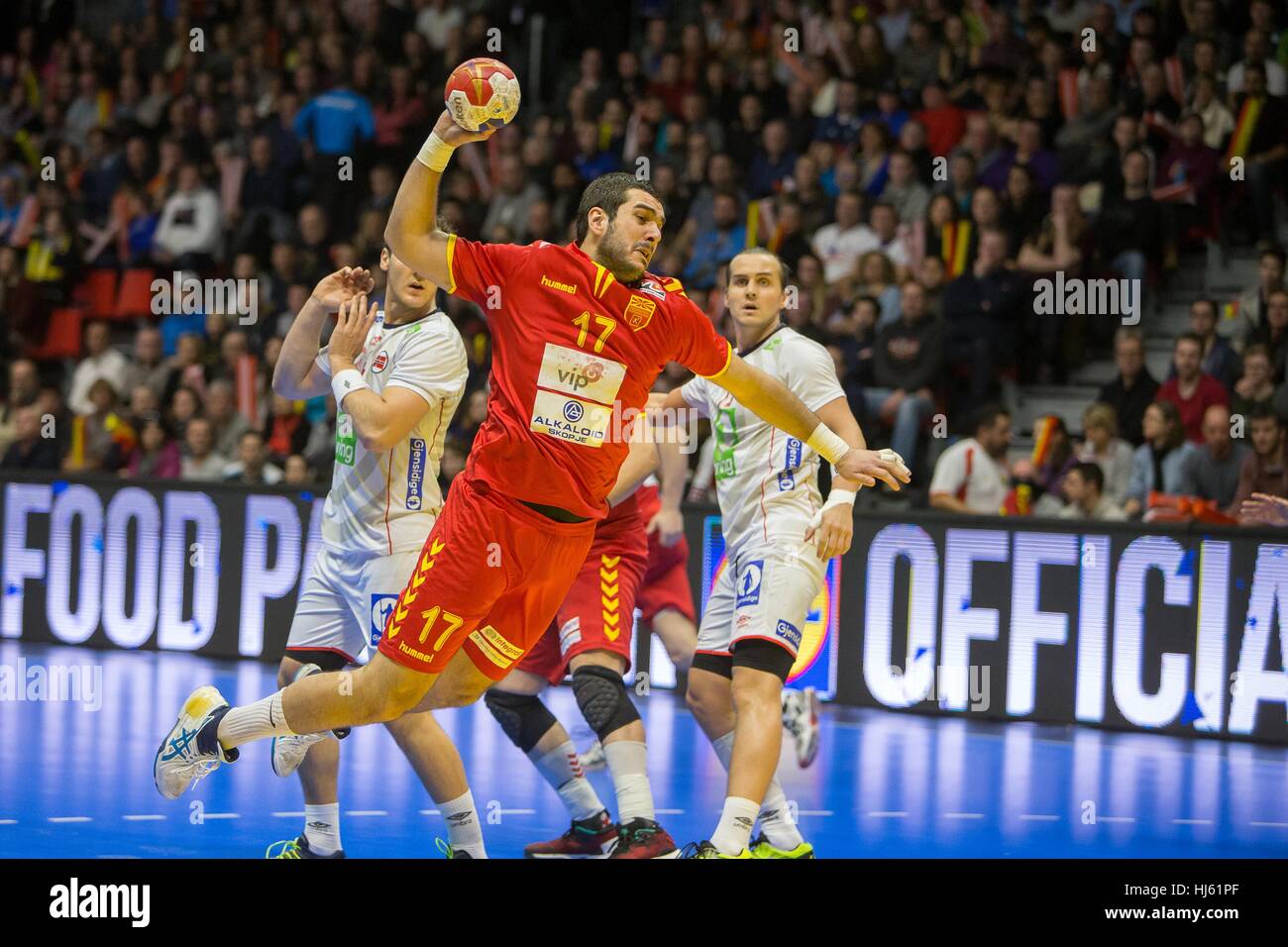 January 21st 2017; Nantes, France, IHF World handball Championships ...