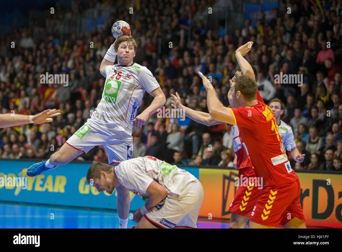 January 21st 2017; Nantes, France, IHF World handball Championships ...