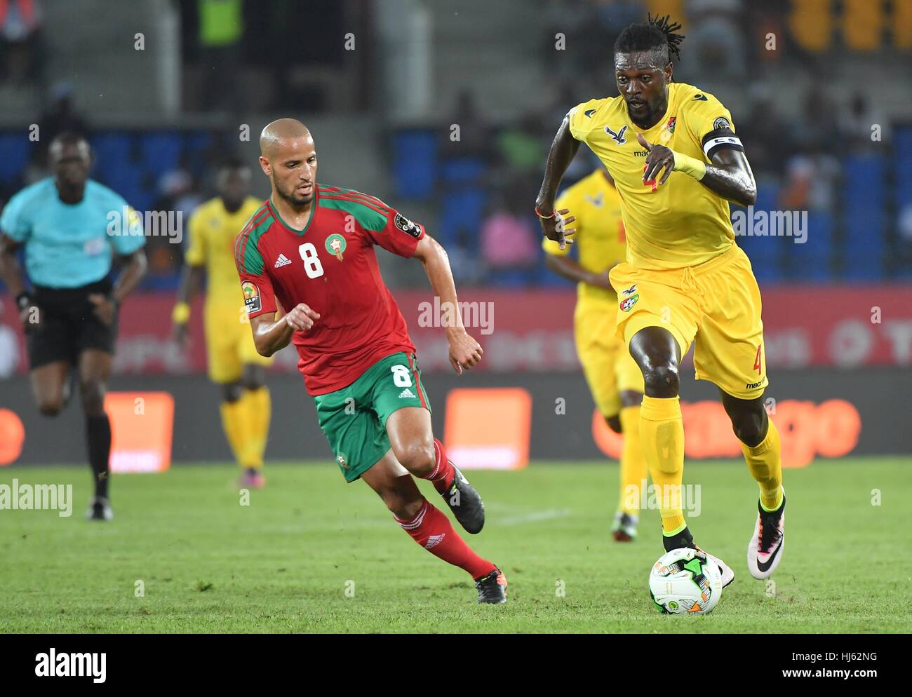 January 20th 2017, Stade d’Oyem, Gabon, Africa; Group C match, Morocco ...