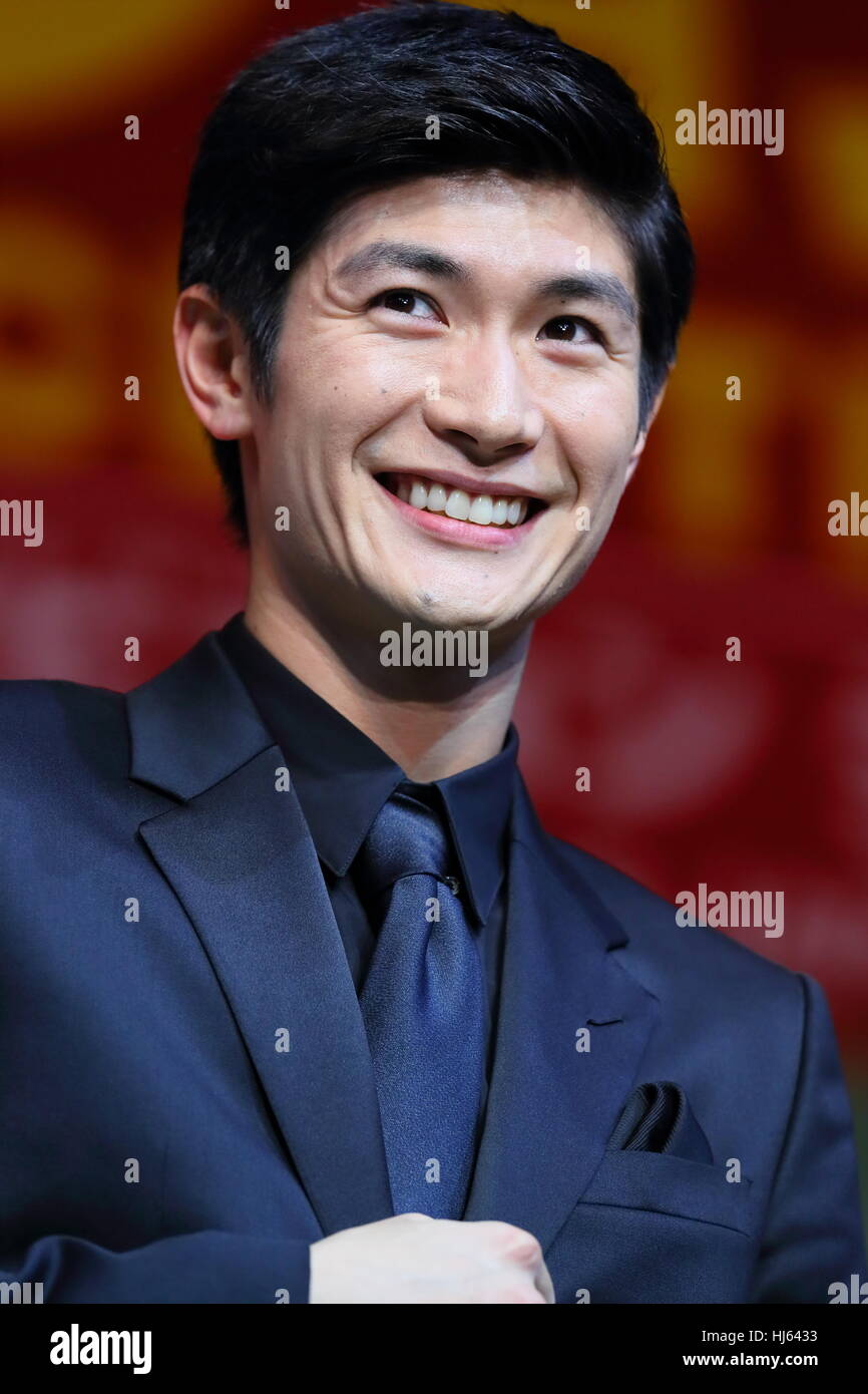 Tokyo, Japan, 24th Jan, 2017. Japanese actror Haruma Miura attends the ...