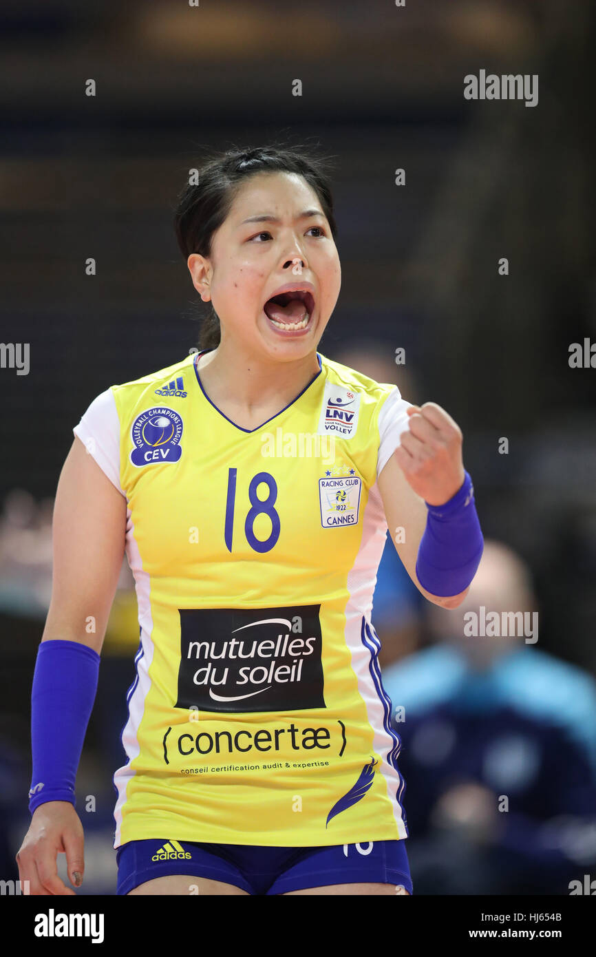 La Bocca, Cannes, France. 19th Jan, 2017. Kotoki Zayasu (RC Cannes ...