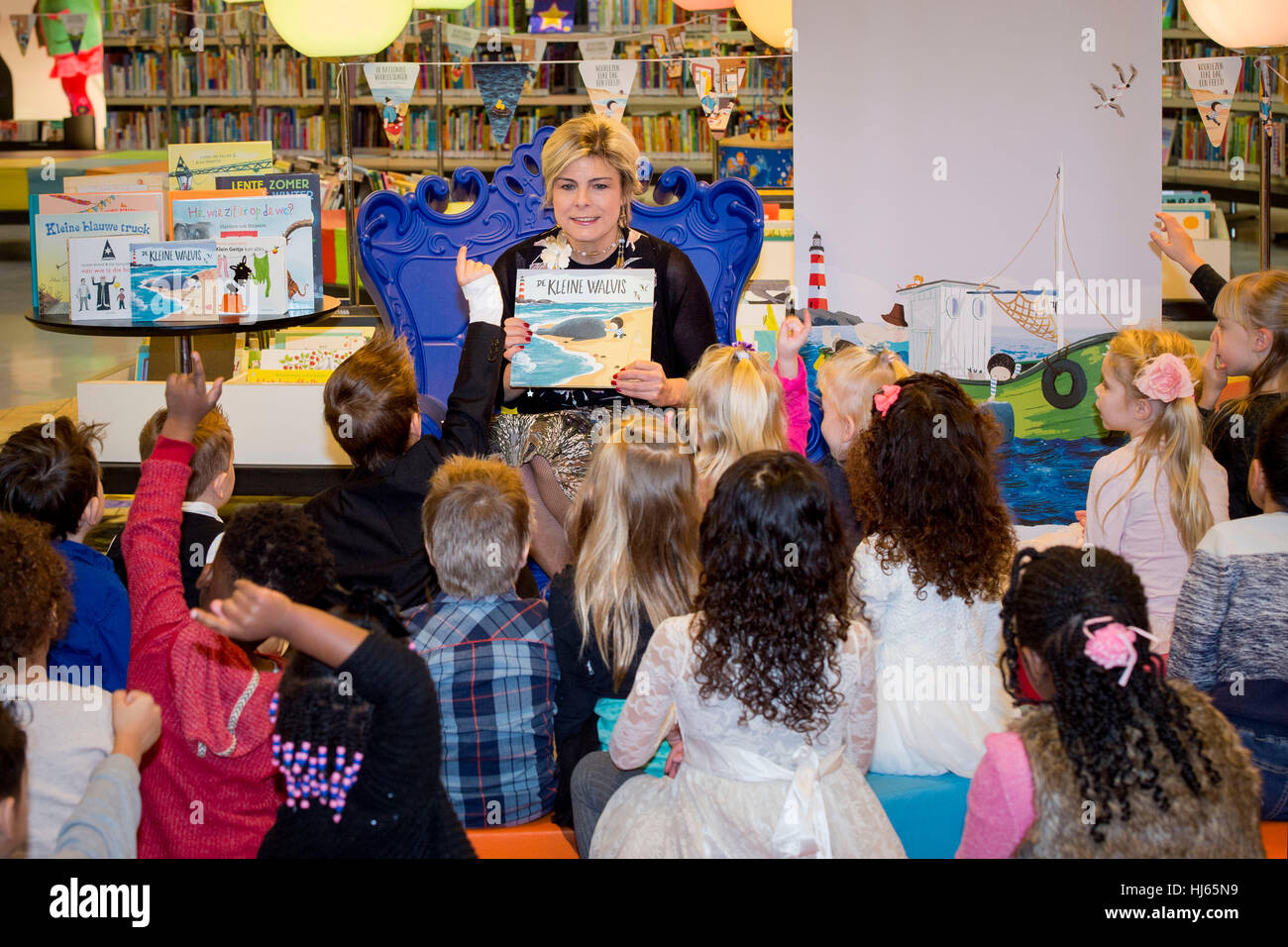 Almere-Stad, The Netherlands. 25th Jan, 2017. Princess Laurentien of ...