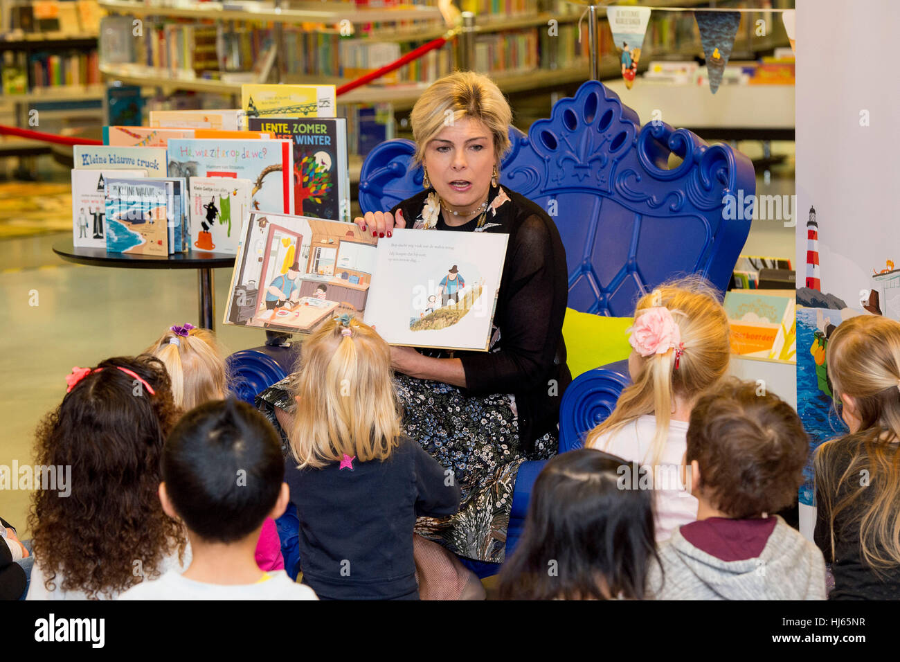 Almere-Stad, The Netherlands. 25th Jan, 2017. Princess Laurentien of ...